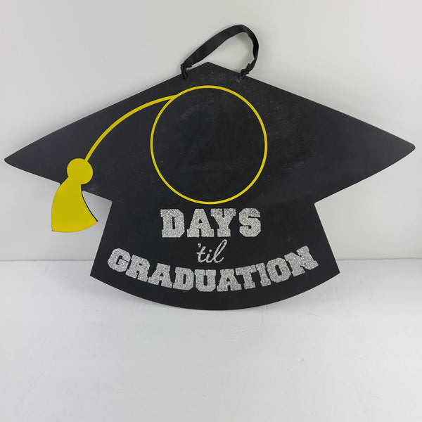 Graduation Countdown MDF Chalkboard Sign | Bargainwizz