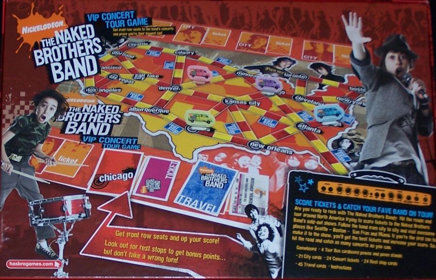 Nickelodeon - The Naked Brothers Band - VIP Concert Tour Game 2008 ...